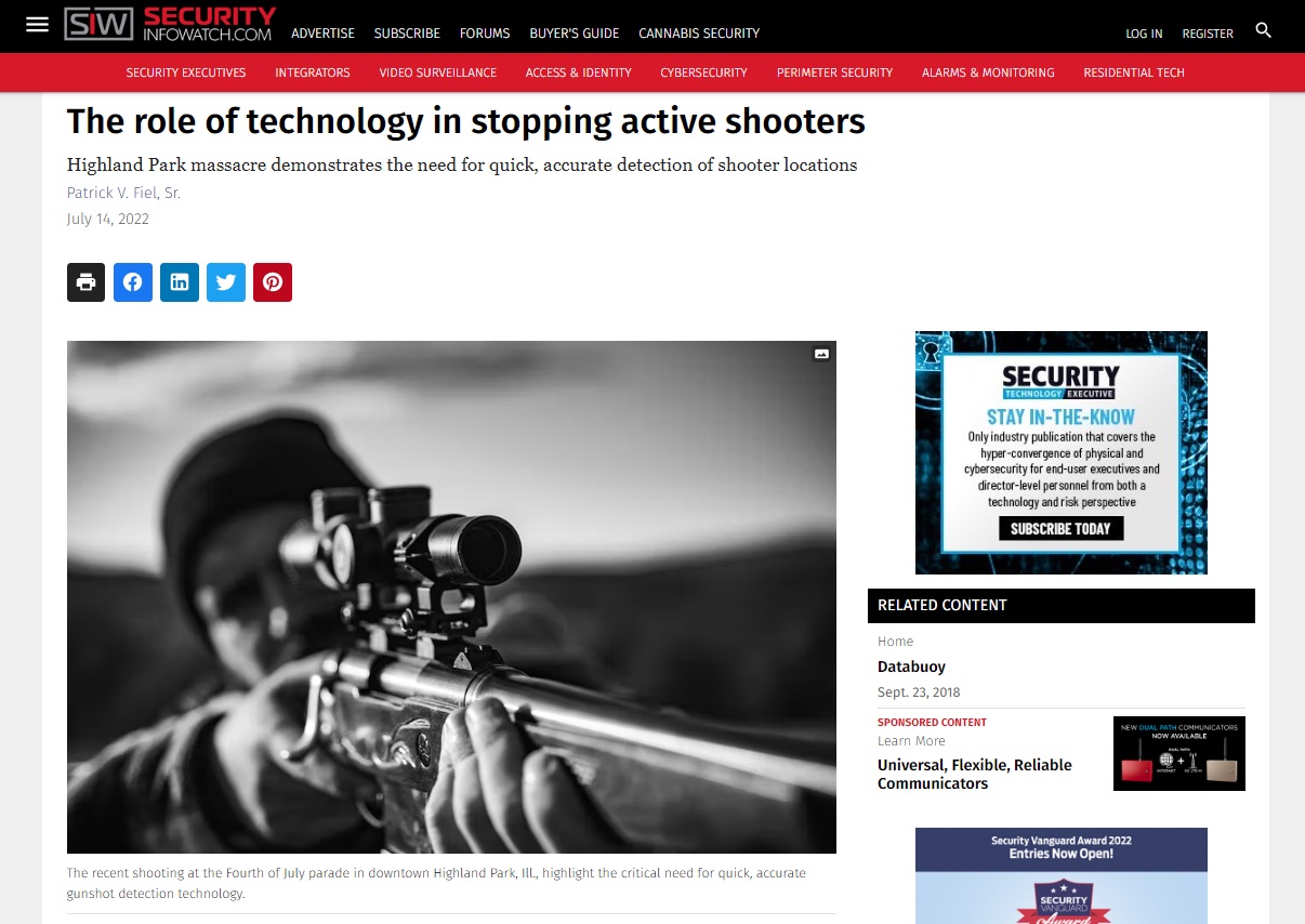 Databuoy Resident Expert Featured in SECURITY INFOWATCH